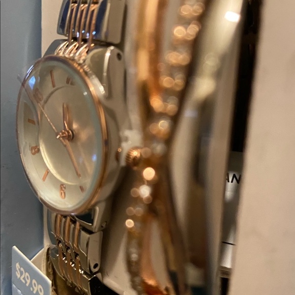 Accessories | Tck Watch And Bangle Set | Poshmark